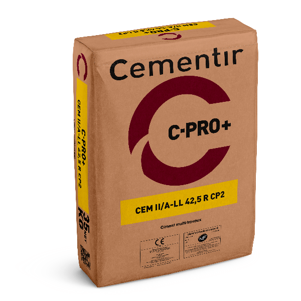 Sac de ciment 35KG C-PRO+ CEMII/A42,5 R NF - Gosset Matériaux
